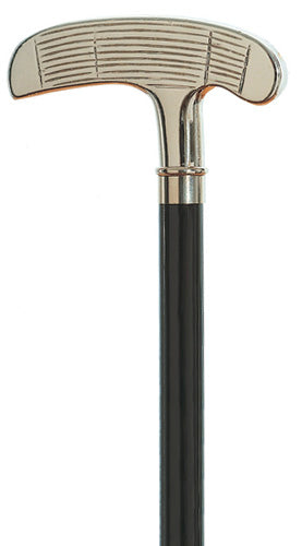 Stylish Palmer Walking Cane with Golf Putter Handle - Made in Italy