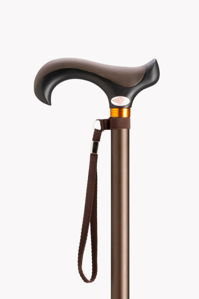 1" Round Nose Crook Handle "Hospital" Cane - USA Made Healthcare