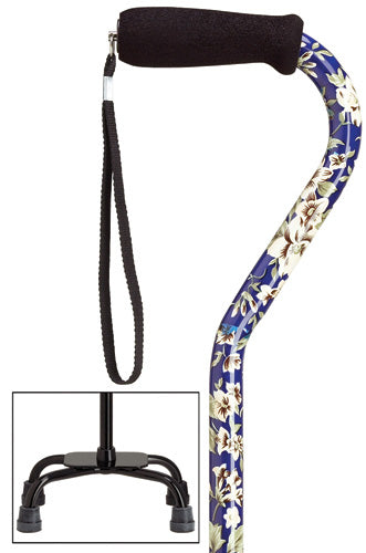 Designer Quad Cane Large Base - Houseofcanes