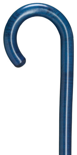 Blue Crook Walking Cane - House of Canes